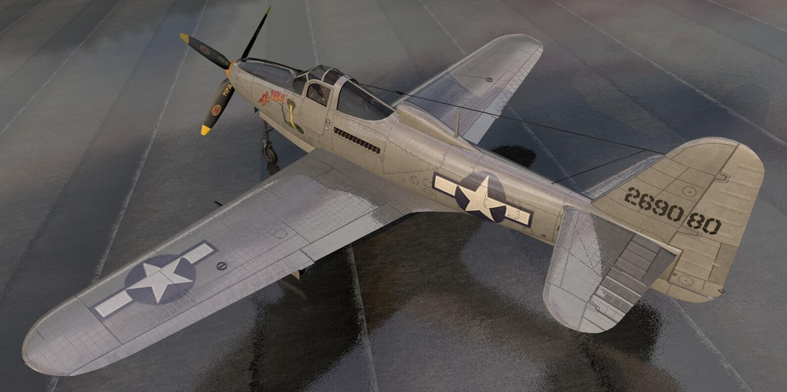 Bell P-63B Kingcobra 3D Model by ChipBassChaos