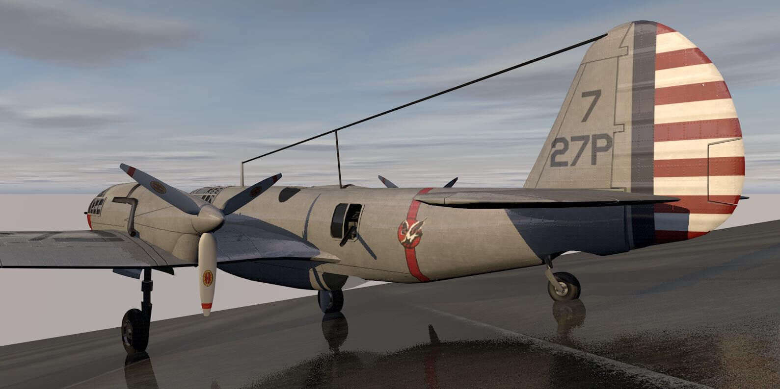 Bell YFM-1 Airacuda 3D Model by ChipBassChaos