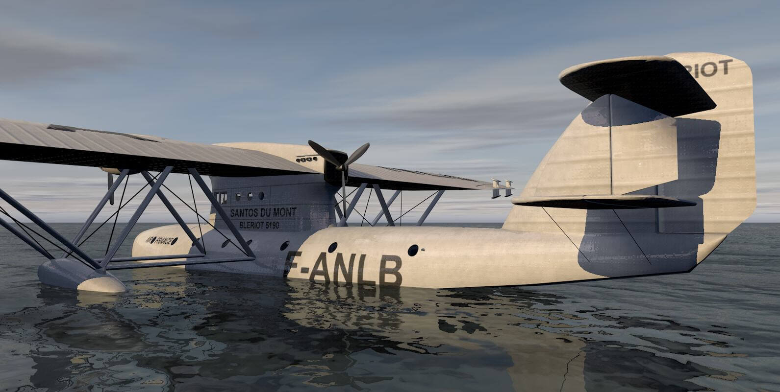 Bleriot 5190 - 3D Model by ChipBassChaos