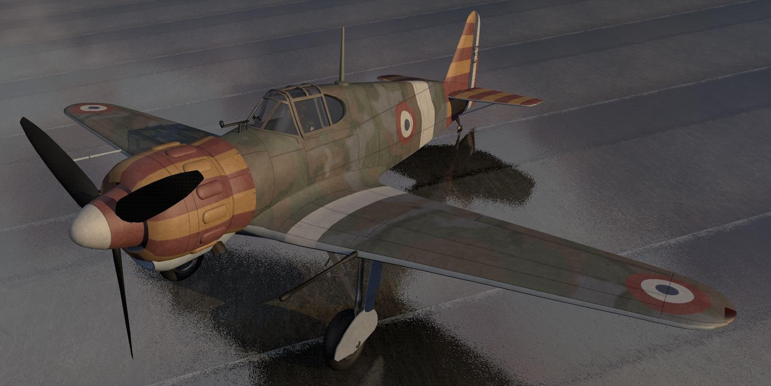Bloch MB-152 C-1 3D Model by ChipBassChaos