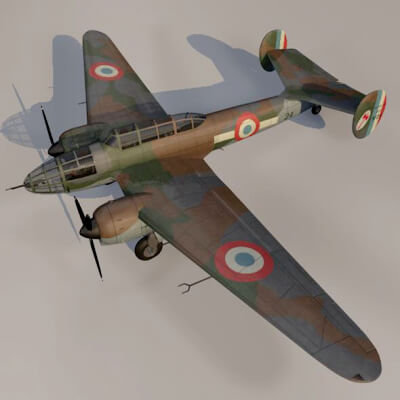 Bloch MB-174 3D Model by ChipBassChaos