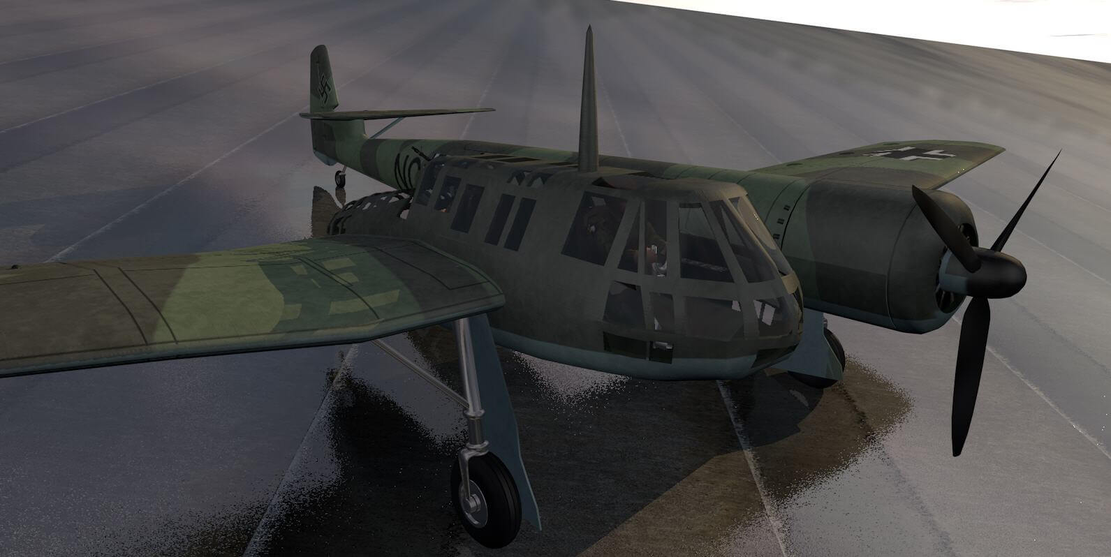 Blohm Und Voss BV-141B 3D Model by ChipBassChaos