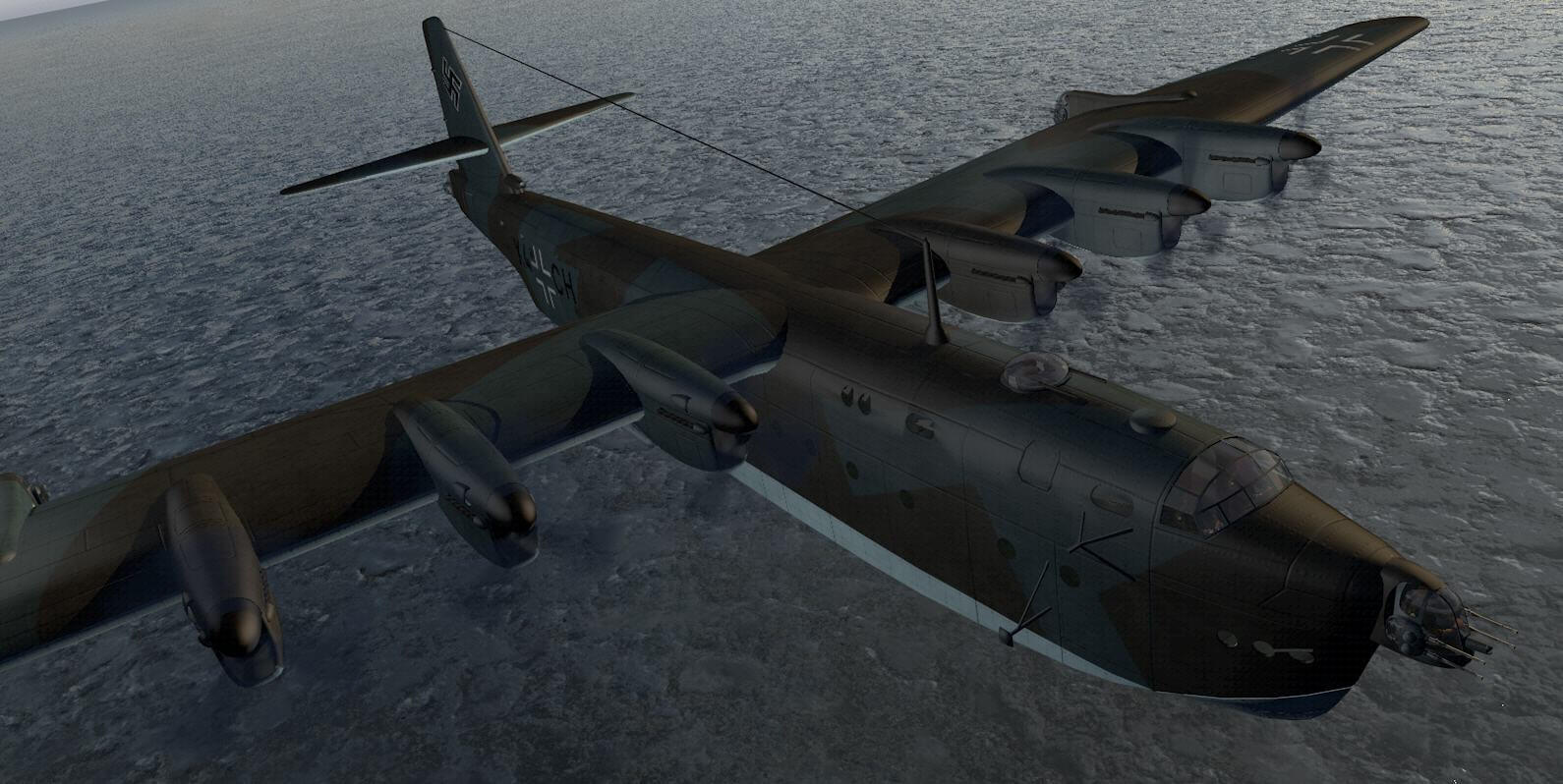 Blohm Und Voss Bv-238C 3D Model by ChipBassChaos