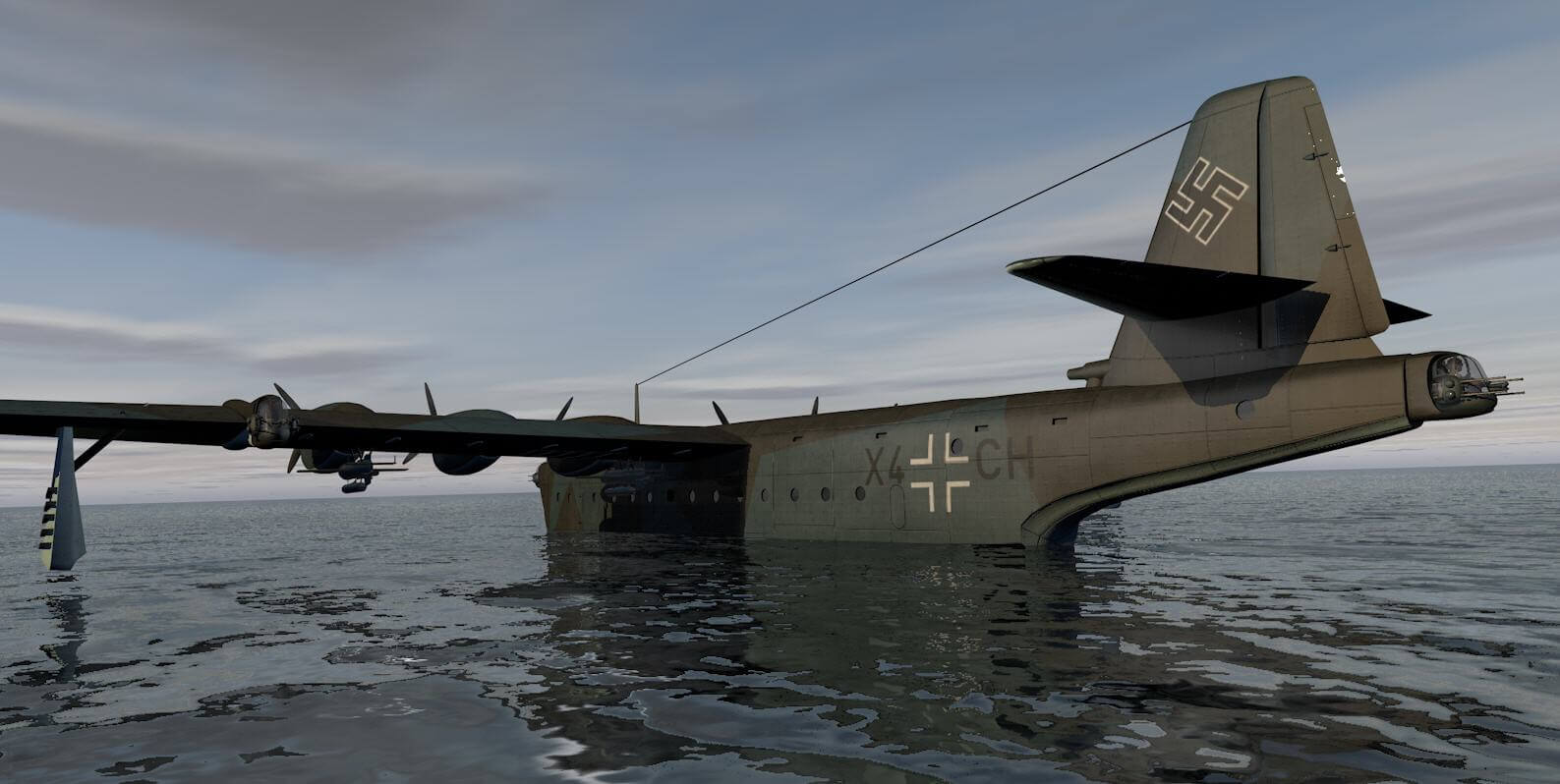 Blohm Und Voss Bv-238C 3D Model by ChipBassChaos