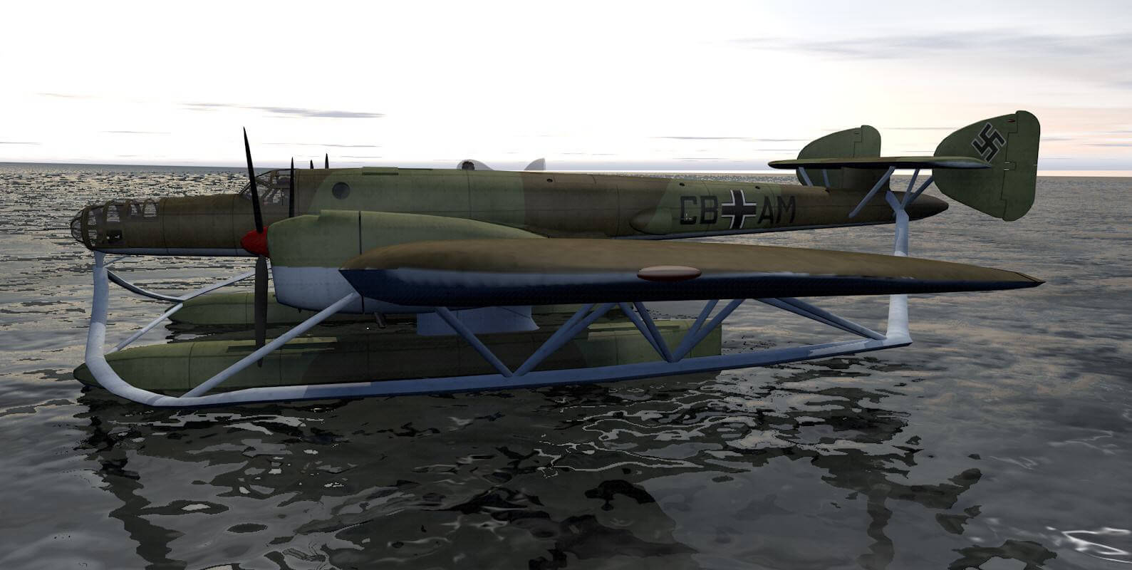 Blohm & Voss Bv-139 B-MS Minensuch 3D Model by ChipBassChaos