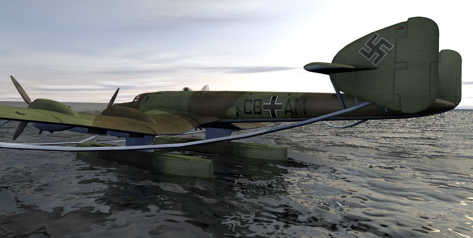 Blohm & Voss Bv-139 B-MS Minensuch 3D Model by ChipBassChaos