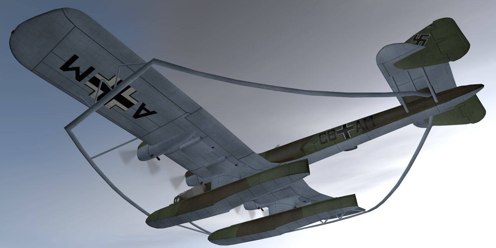 Blohm & Voss Bv-139 B-MS Minensuch 3D Model by ChipBassChaos