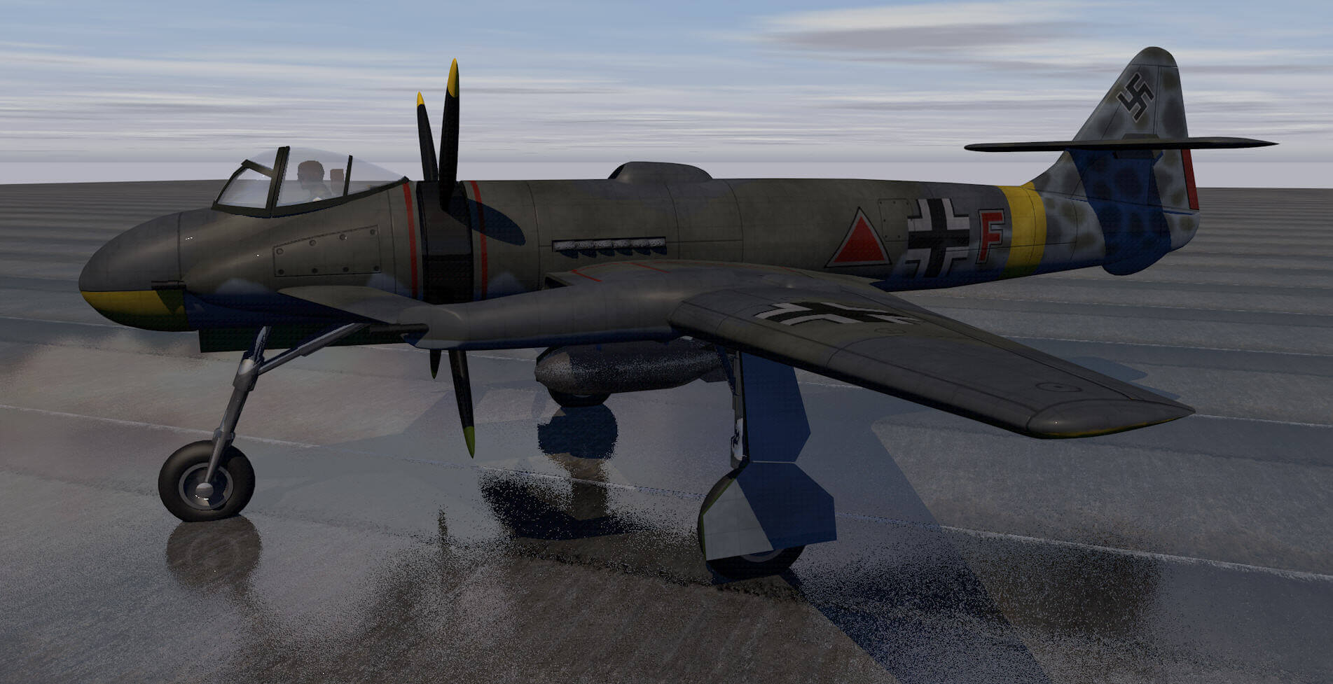 Blohm & Voss Bv-P.192 3D Model by ChipBassChaos