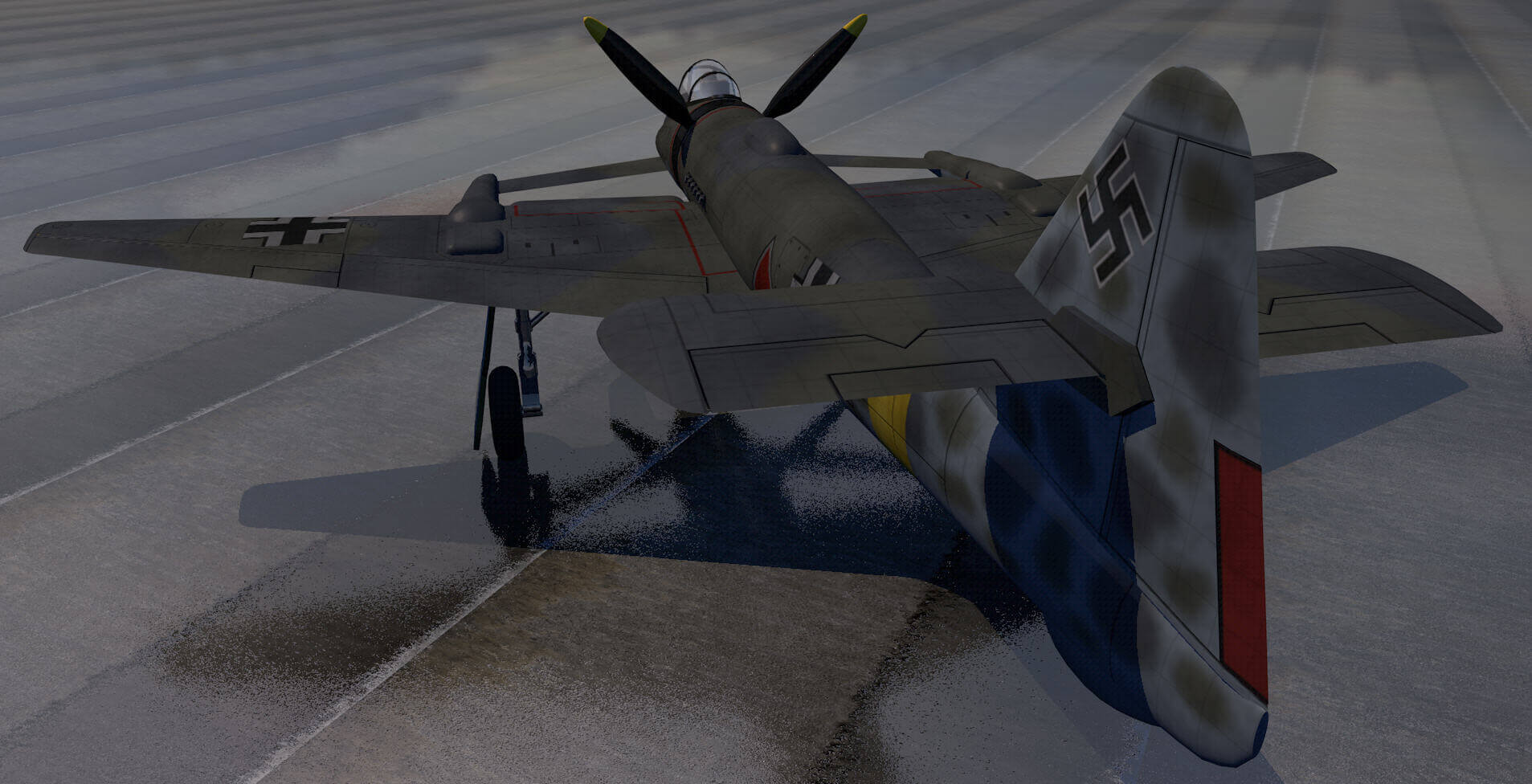 Blohm & Voss Bv-P.192 3D Model by ChipBassChaos