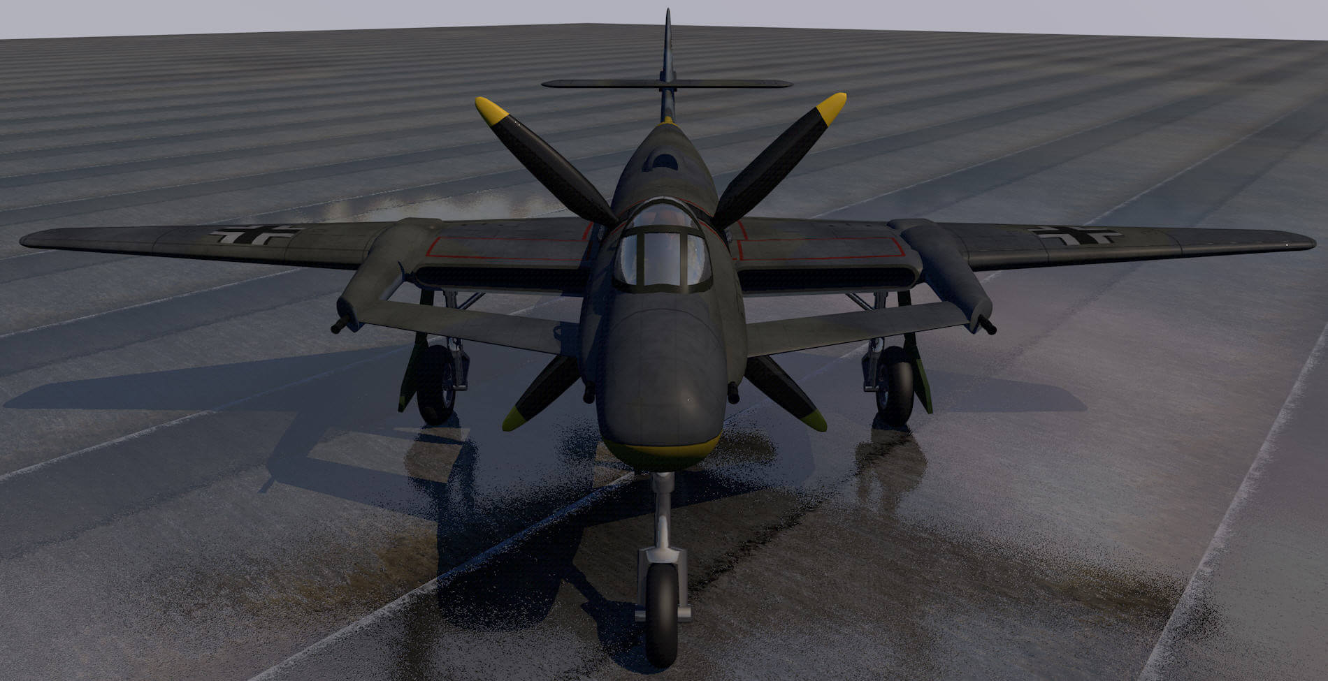 Blohm & Voss Bv-P.192 3D Model by ChipBassChaos