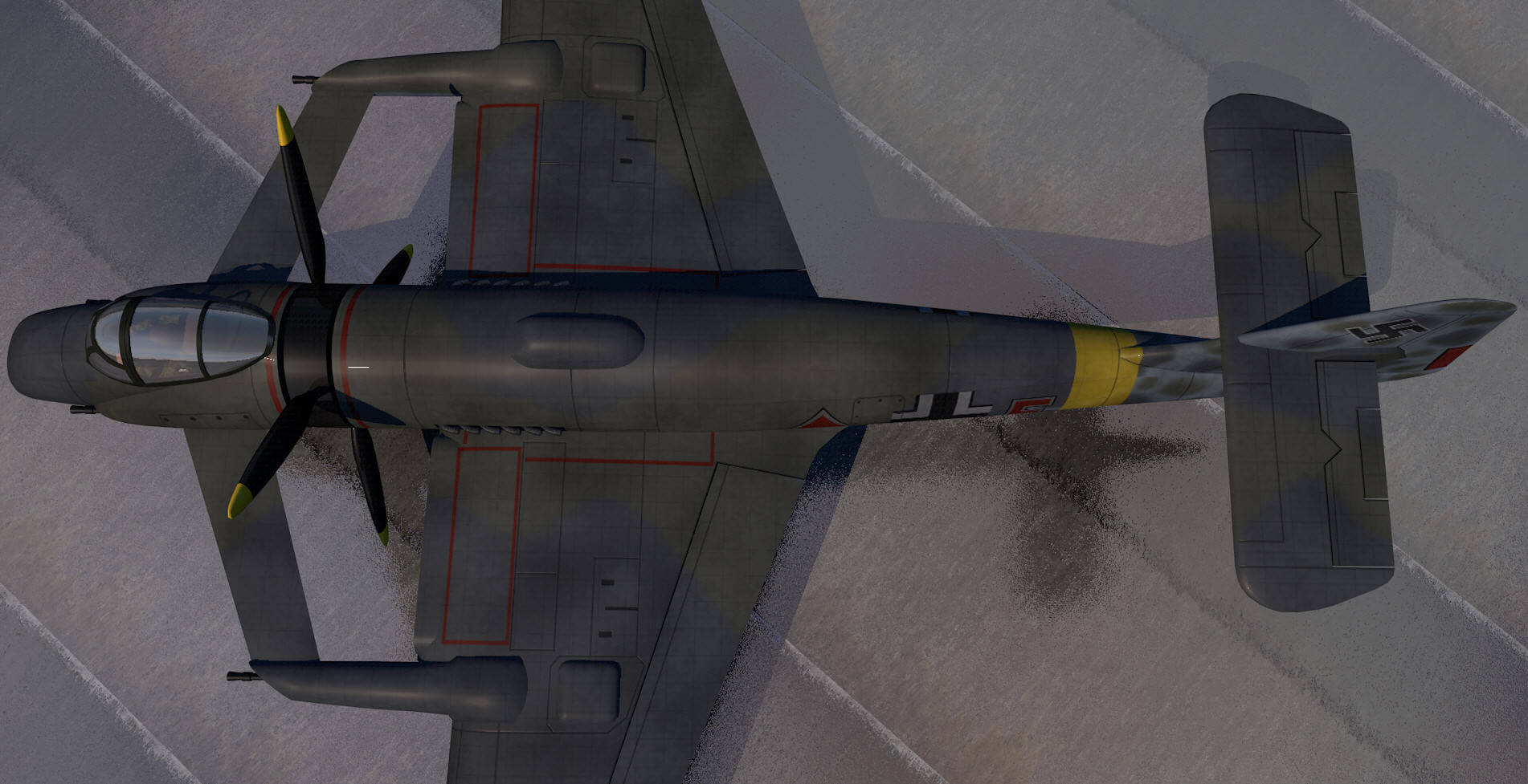 Blohm & Voss Bv-P.192 3D Model by ChipBassChaos