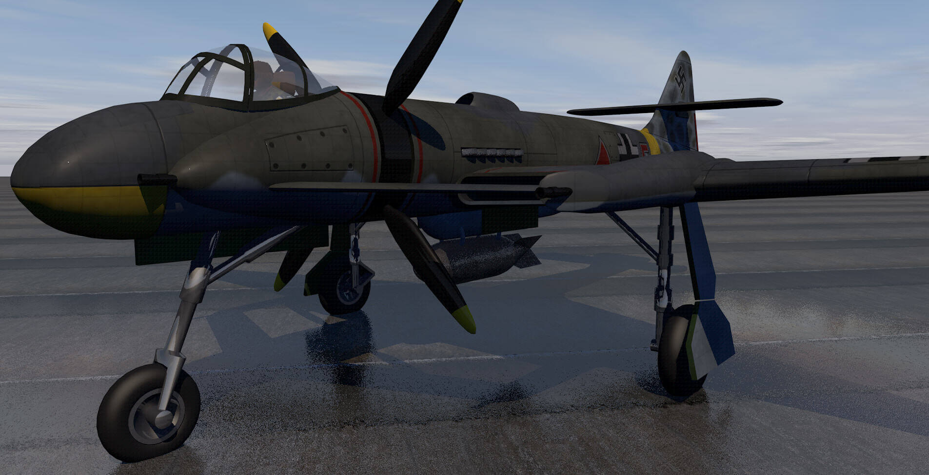 Blohm & Voss Bv-P.192 3D Model by ChipBassChaos