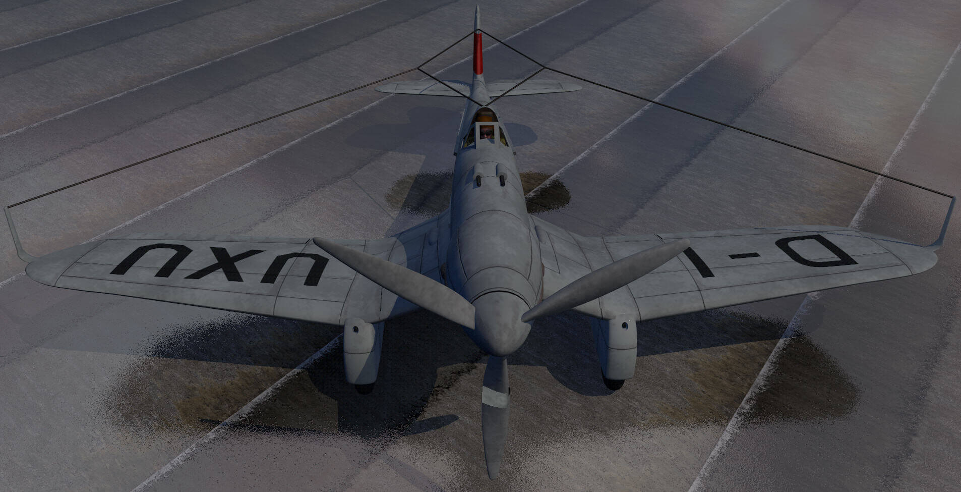 Blohm & Voss Ha-137 V5 3D Model by ChipBassChaos