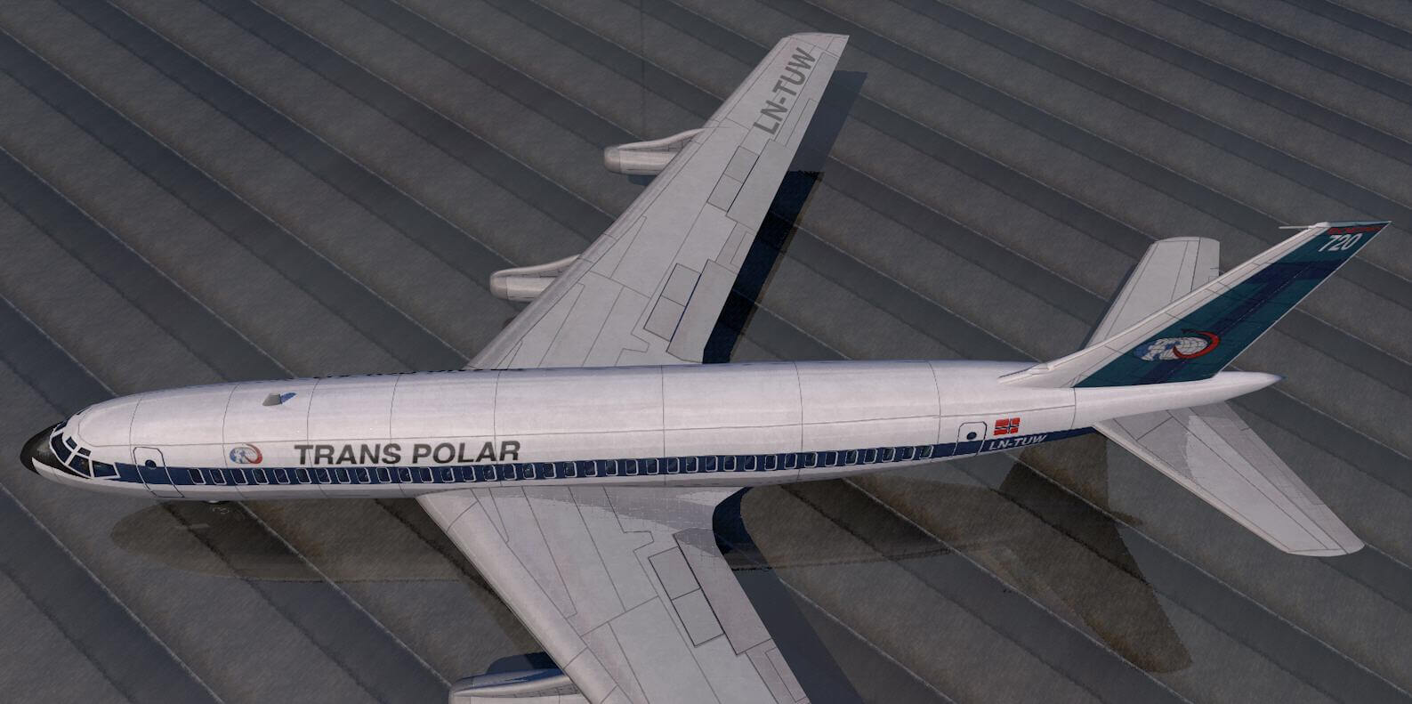 Boeing 720 Airliner - 3D Model by ChipBassChaos