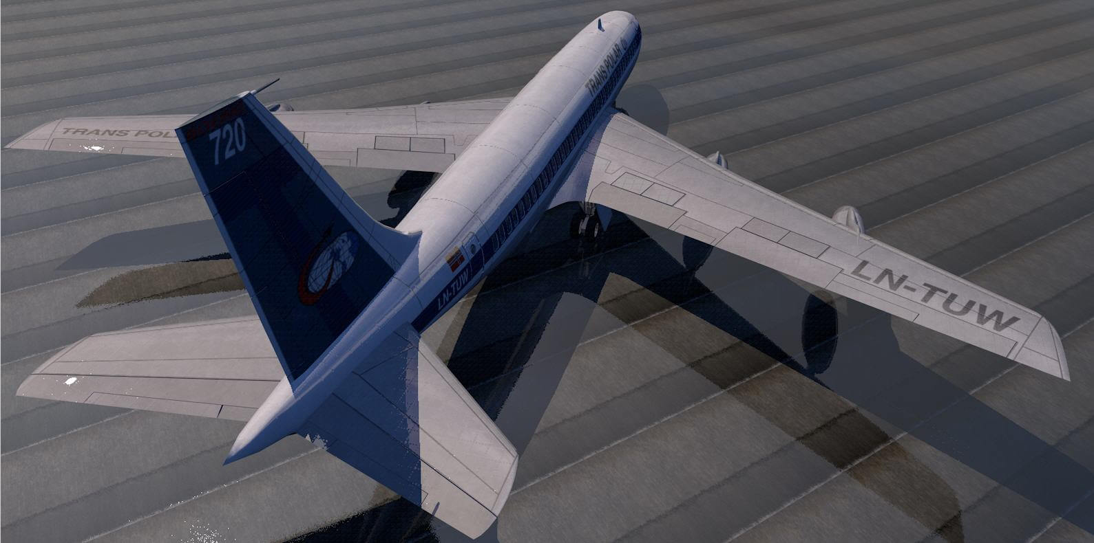 Boeing 720 Airliner - 3D Model by ChipBassChaos