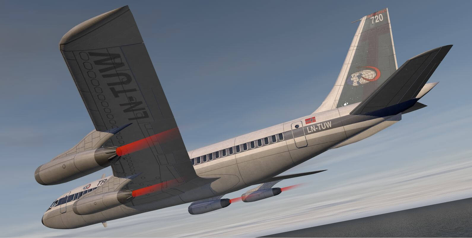Boeing 720 Airliner - 3D Model by ChipBassChaos