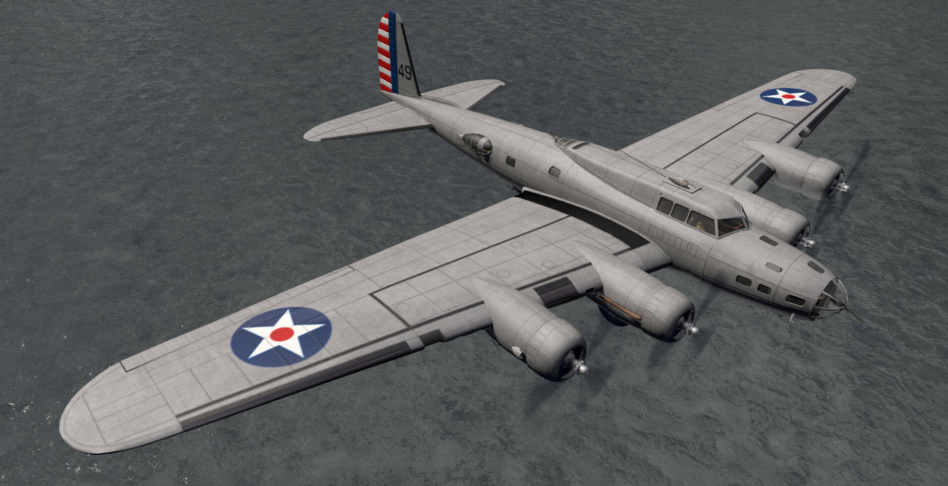 Boeing B-17D Fortress 3D Model by ChipBassChaos