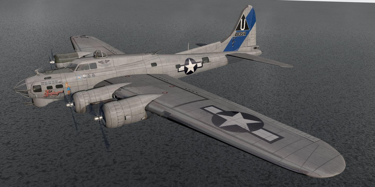 Boeing B-17G Fortress 3D Model by ChipBassChaos