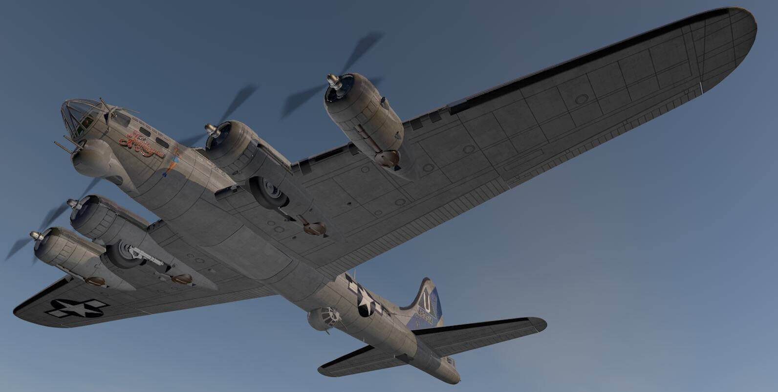 Boeing B-17G Fortress 3D Model by ChipBassChaos