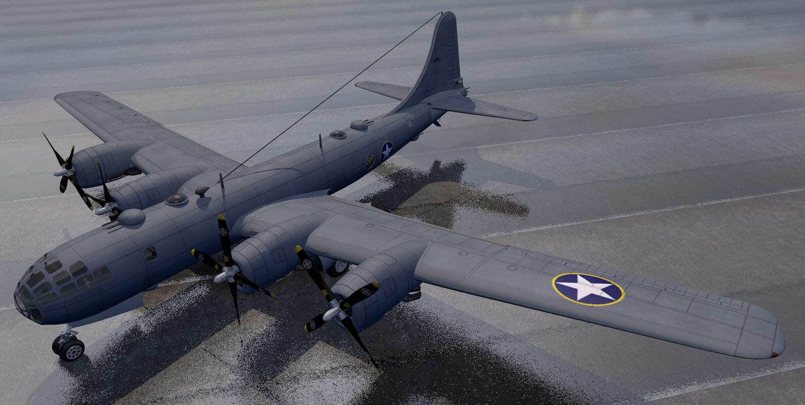 Boeing B-29 Superfortress 3D Model by ChipBassChaos