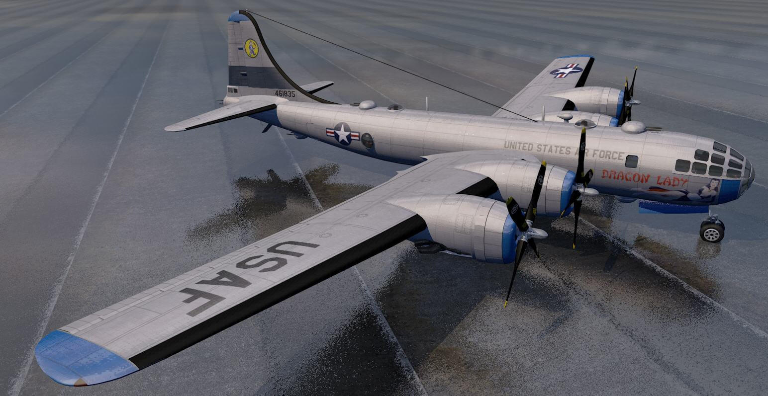 Boeing B-29 Superfortress 3D Model by ChipBassChaos