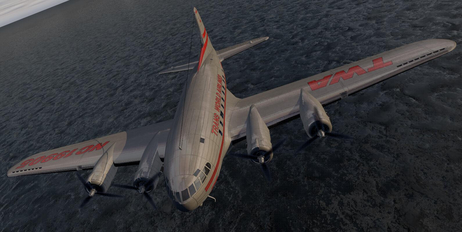 Boeing B-307 Stratoliner (C-75) 3D Model by ChipBassChaos