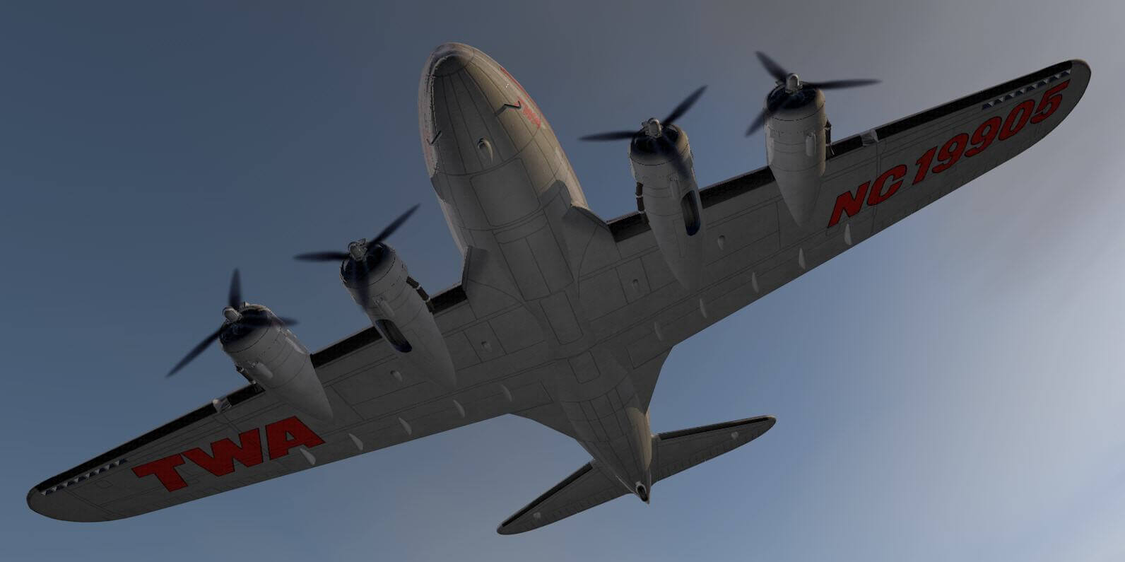 Boeing B-307 Stratoliner (C-75) 3D Model by ChipBassChaos