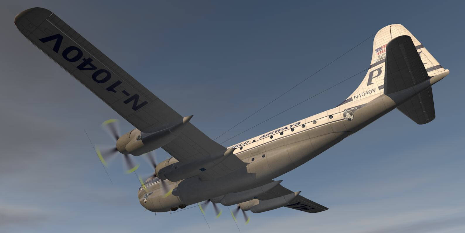 Boeing B-377 Stratocruiser 3D Model by ChipBassChaos