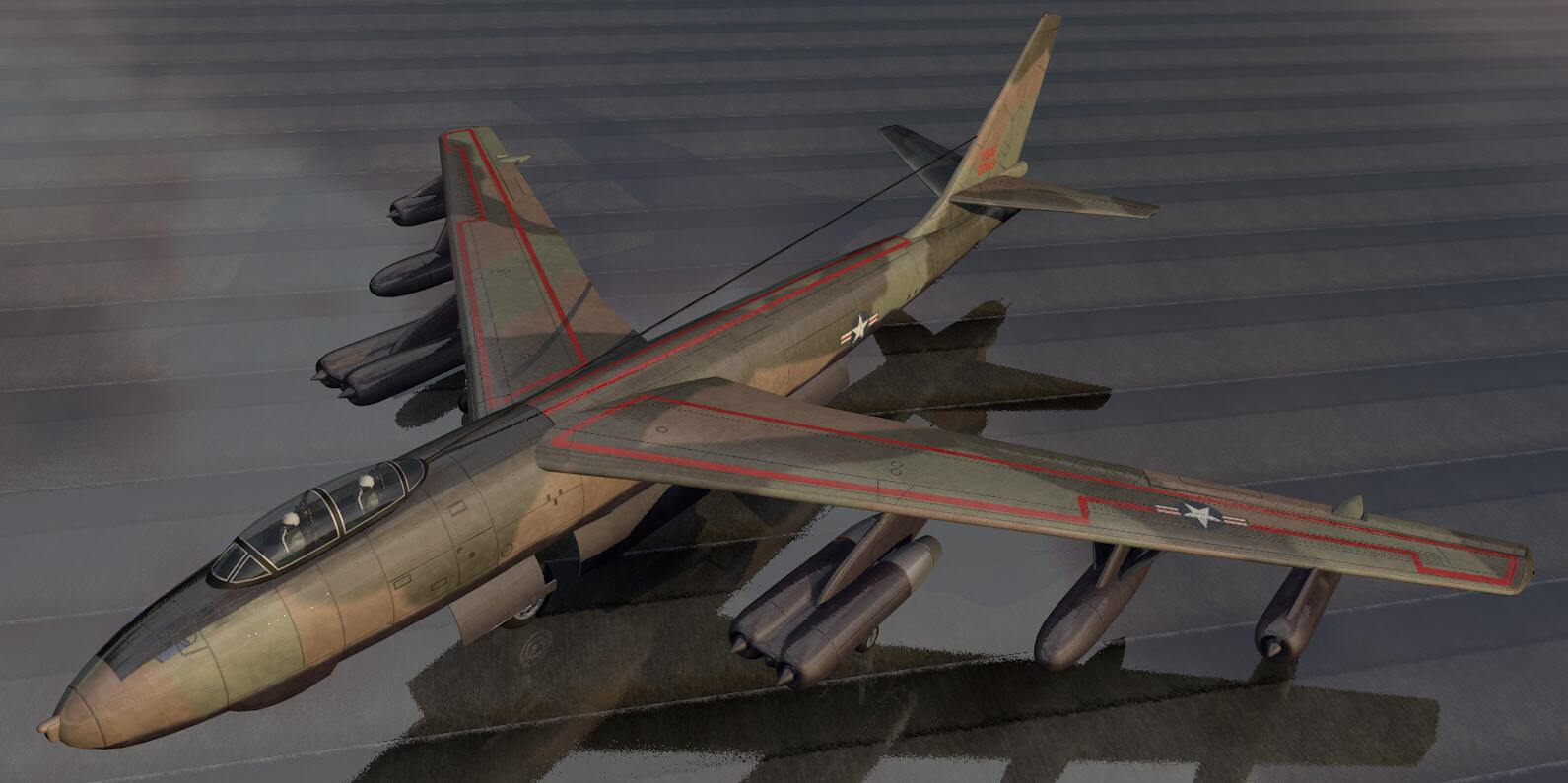 Boeing B-47E Stratojet 3D Model by ChipBassChaos