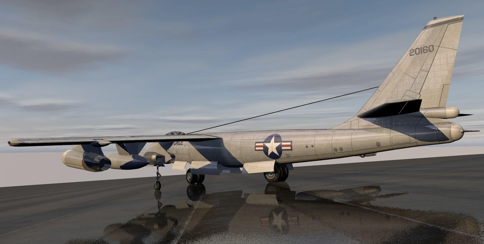 Boeing B-47E Stratojet 3D Model by ChipBassChaos
