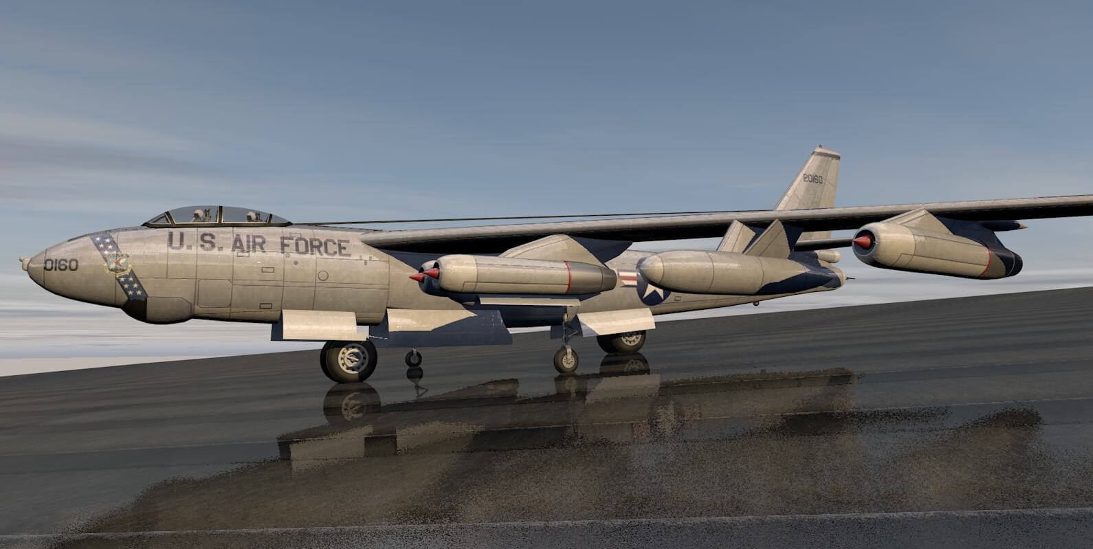 Boeing B-47E Stratojet 3D Model by ChipBassChaos