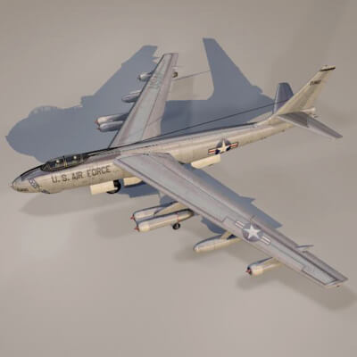 Boeing B-47E Stratojet 3D Model by ChipBassChaos