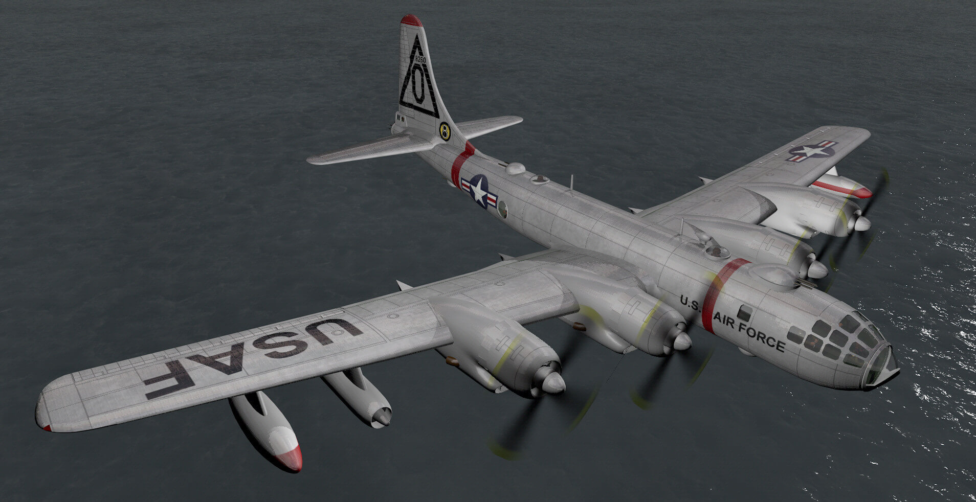 Boeing B-50 Superfortress 3D Model by ChipBassChaos