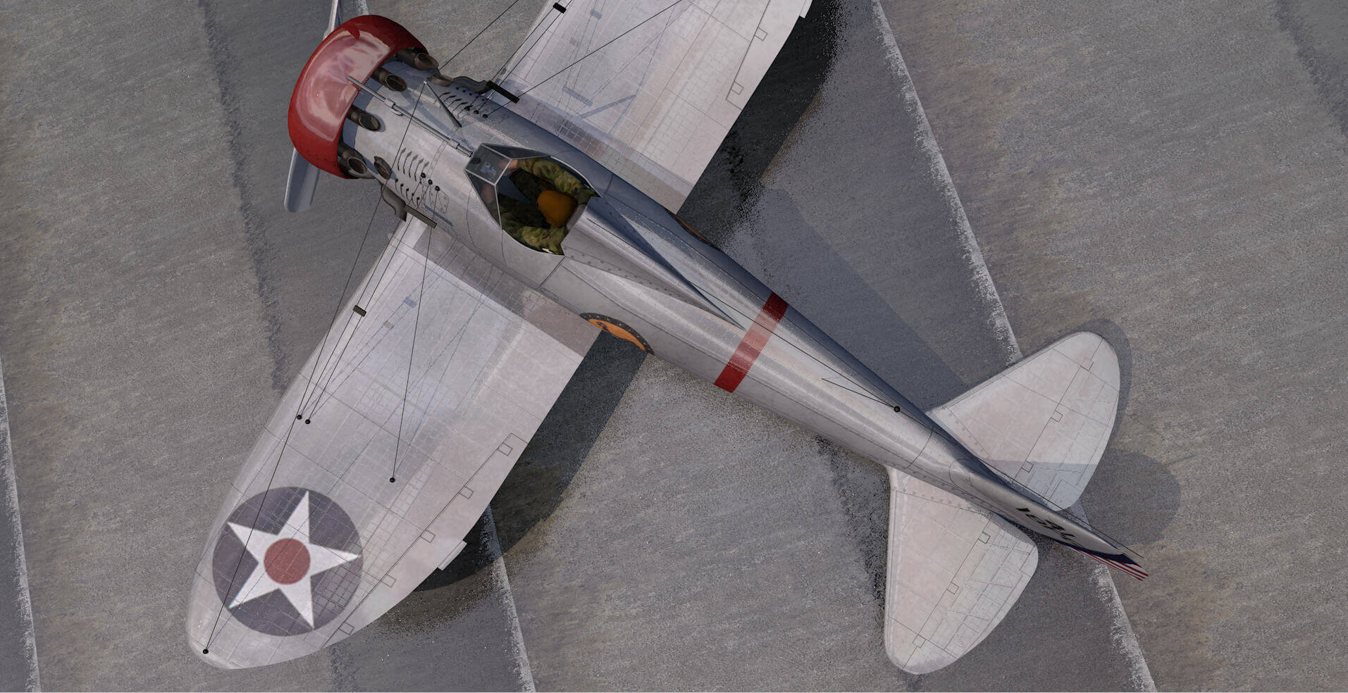 Boeing P-26A Peashooter 3D Model by ChipBassChaos