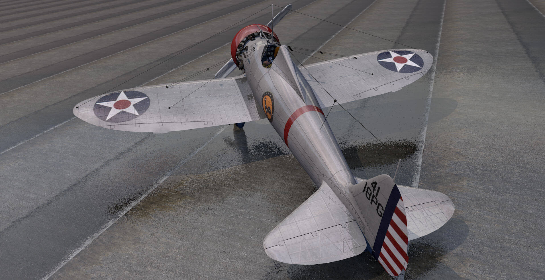 Boeing P-26A Peashooter 3D Model by ChipBassChaos