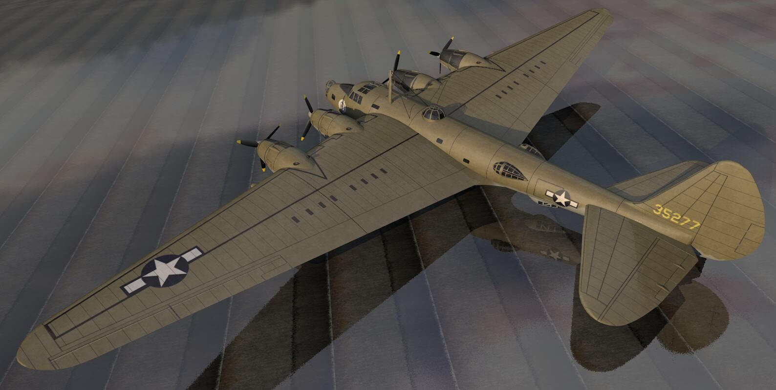 Boeing XB-15 3D Model by ChipBassChaos