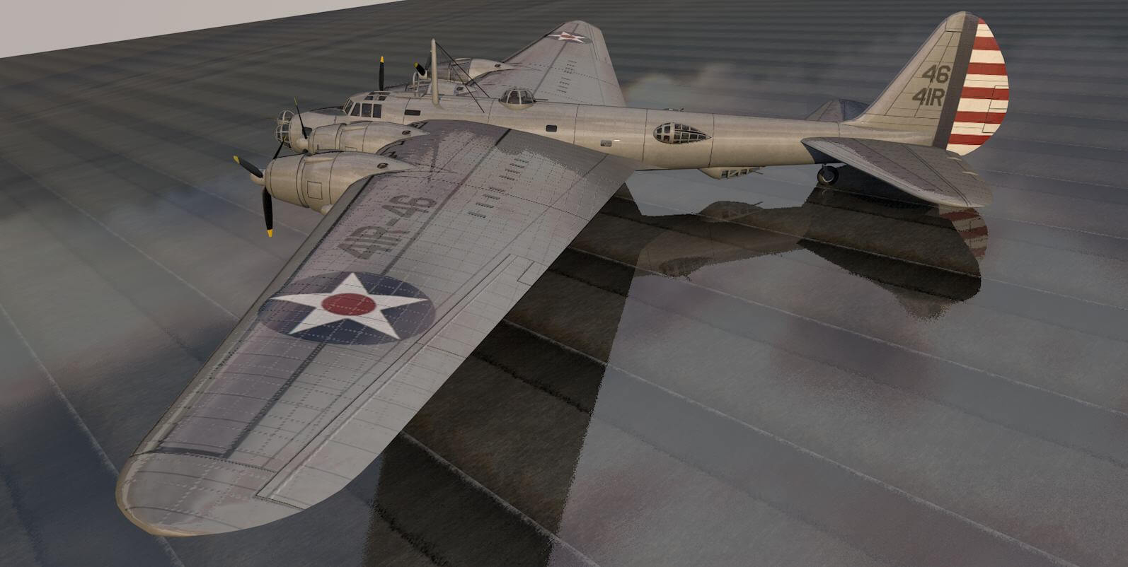 Boeing XB-15 3D Model by ChipBassChaos