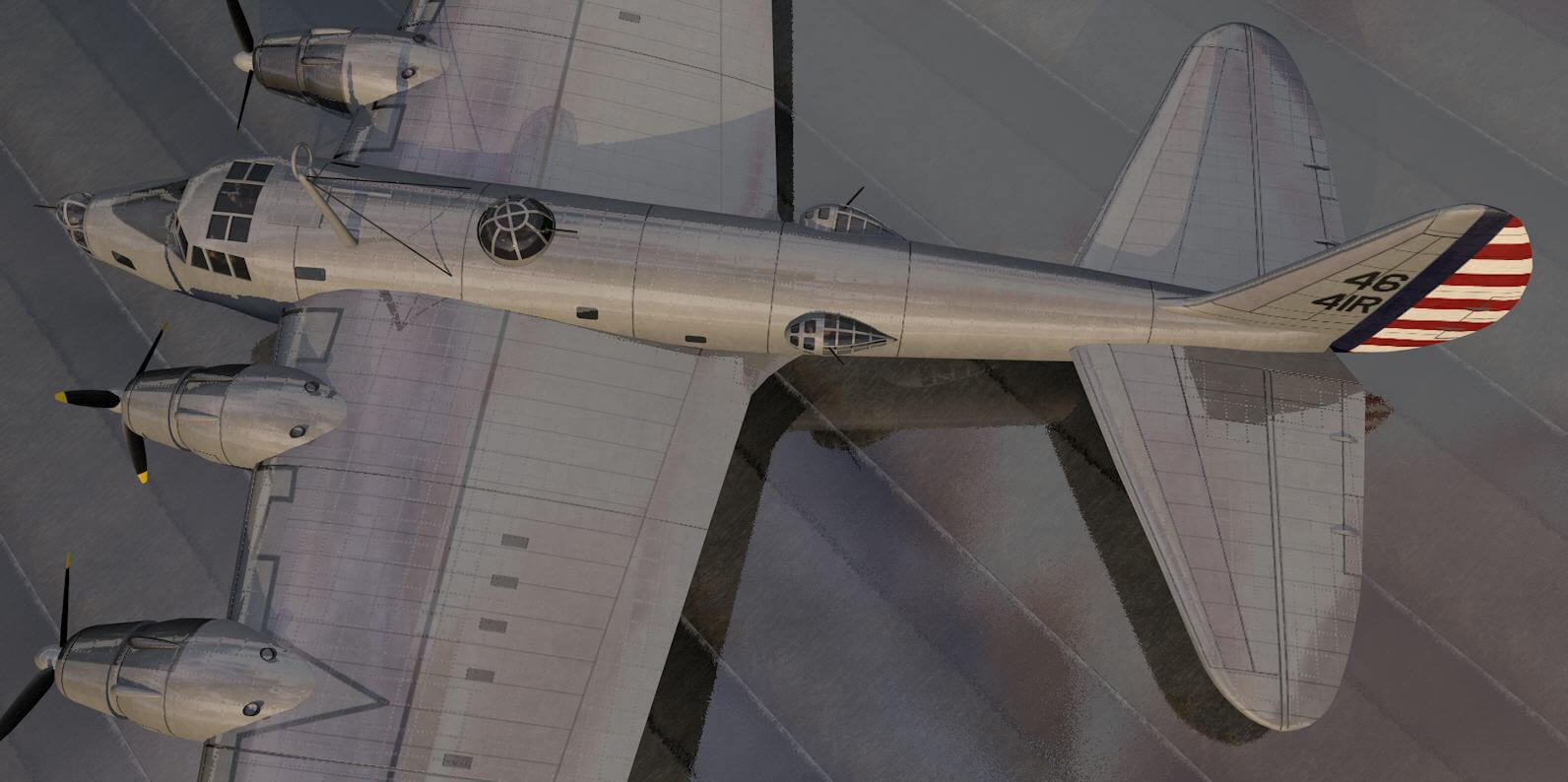 Boeing XB-15 3D Model by ChipBassChaos