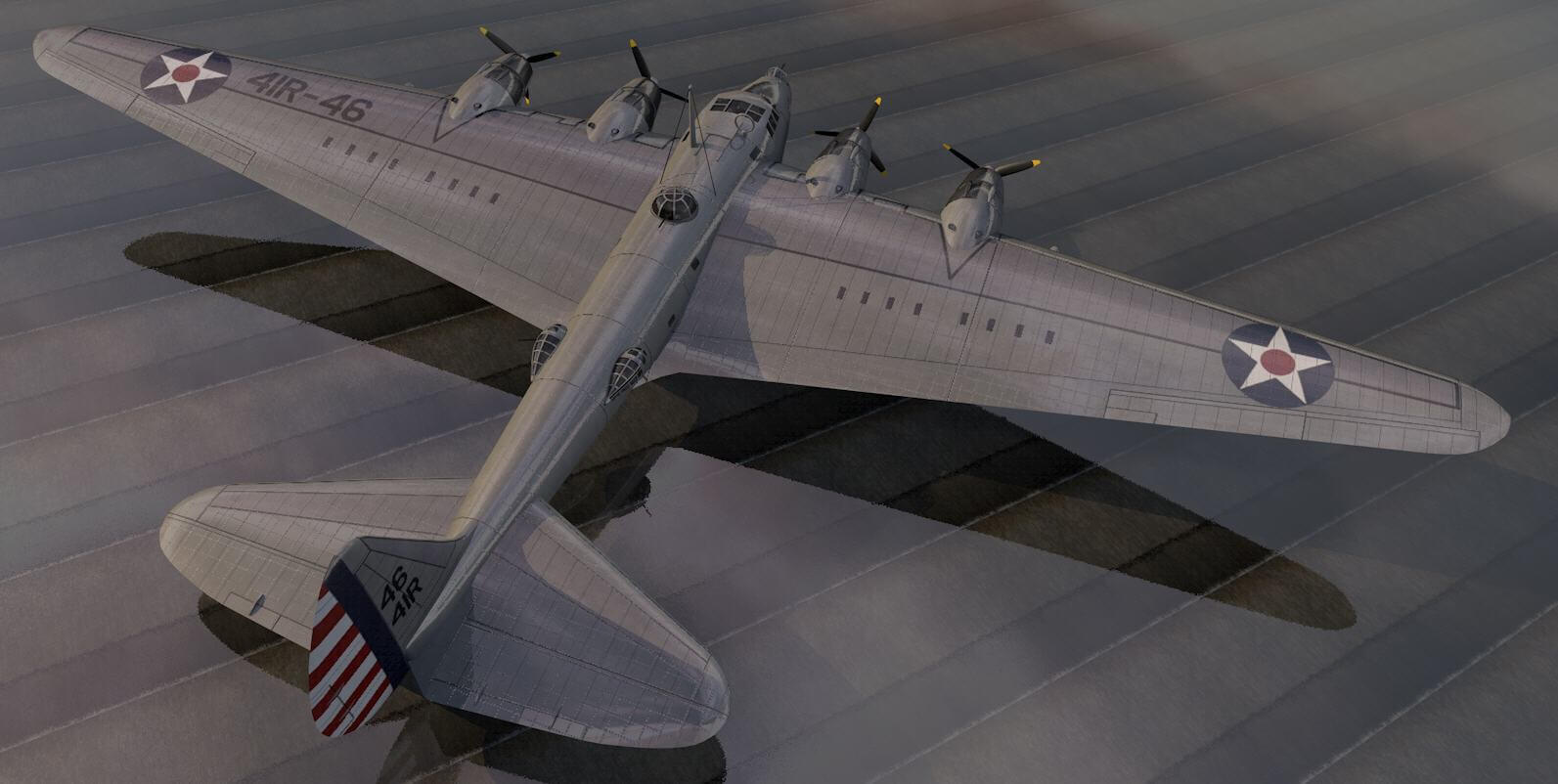 Boeing XB-15 3D Model by ChipBassChaos