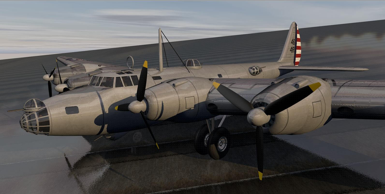 Boeing XB-15 3D Model by ChipBassChaos