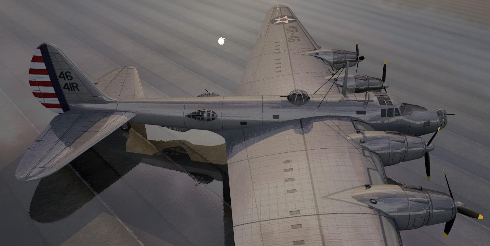 Boeing XB-15 3D Model by ChipBassChaos