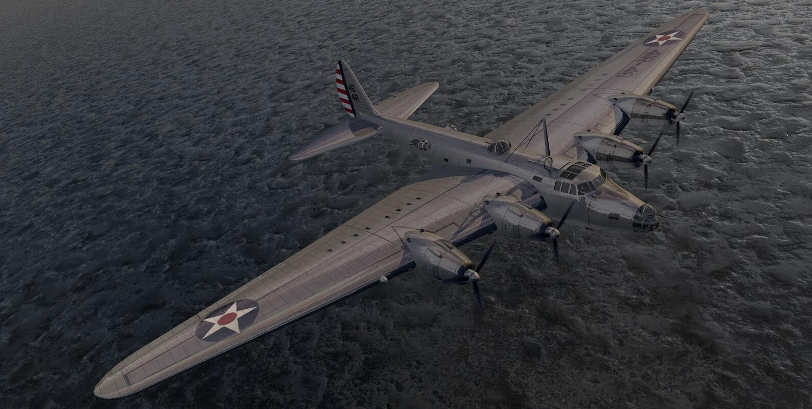 Boeing XB-15 3D Model by ChipBassChaos