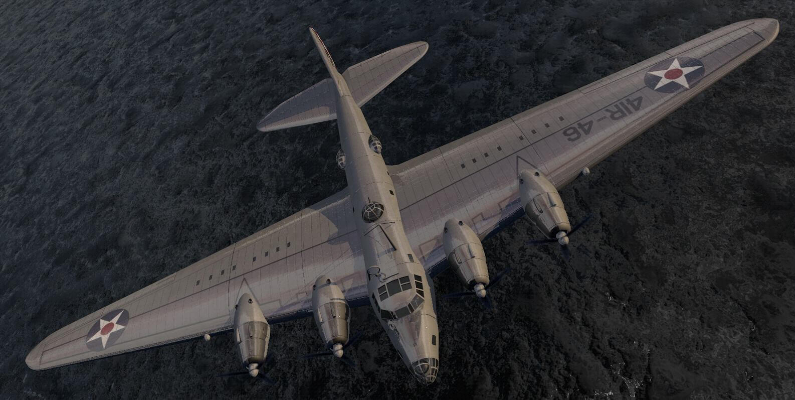 Boeing XB-15 3D Model by ChipBassChaos