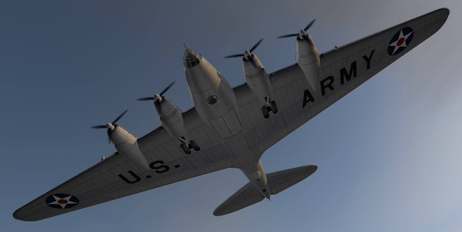 Boeing XB-15 3D Model by ChipBassChaos