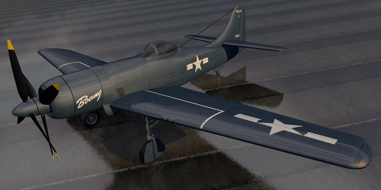 Boeing Xf8B-1 3D Model by ChipBassChaos