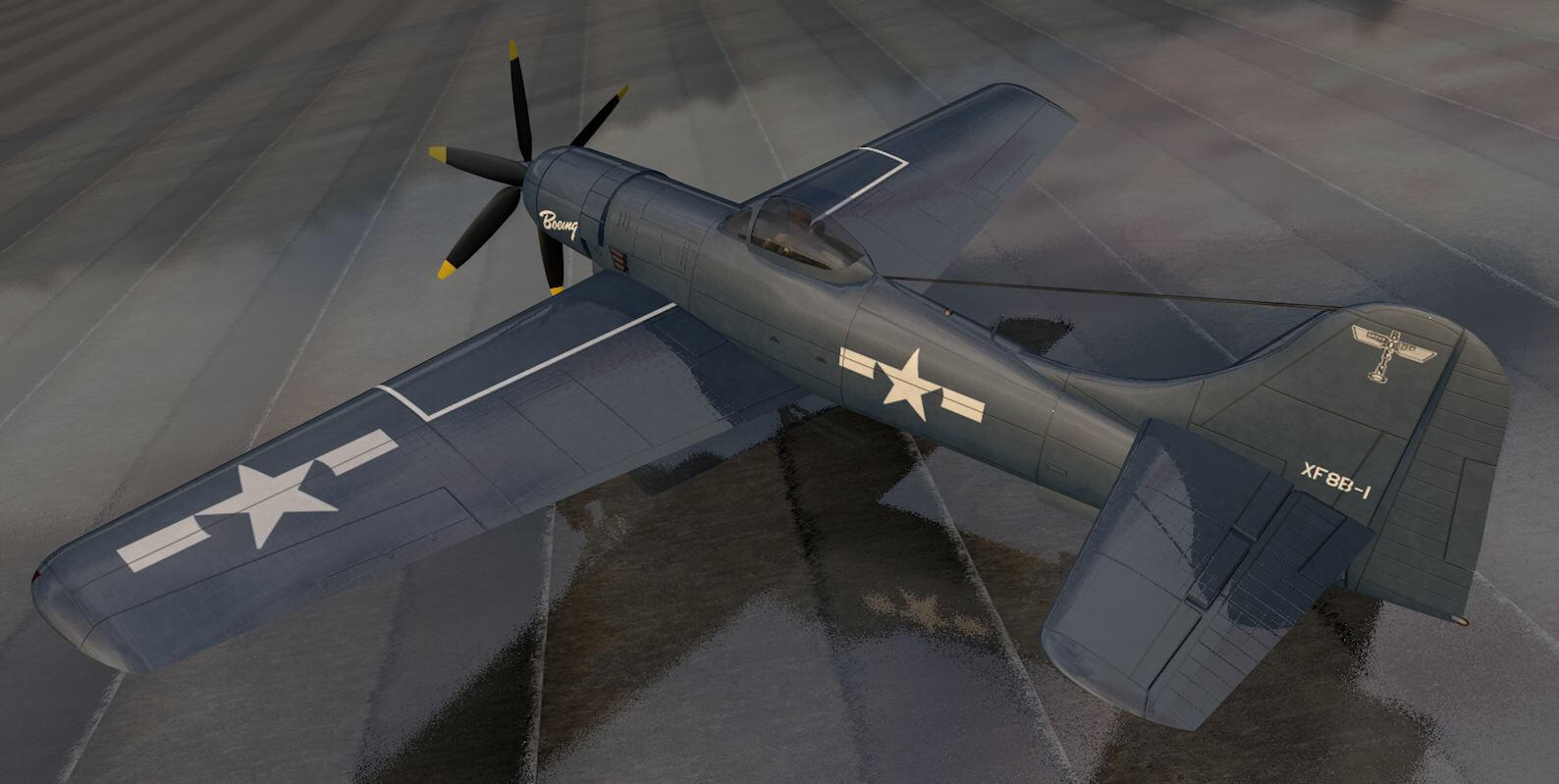 Boeing Xf8B-1 3D Model by ChipBassChaos