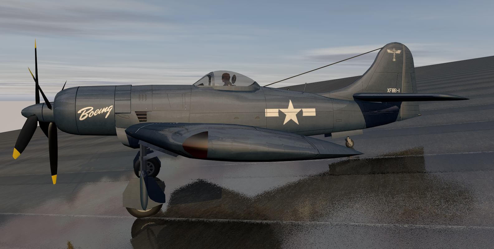 Boeing Xf8B-1 3D Model by ChipBassChaos
