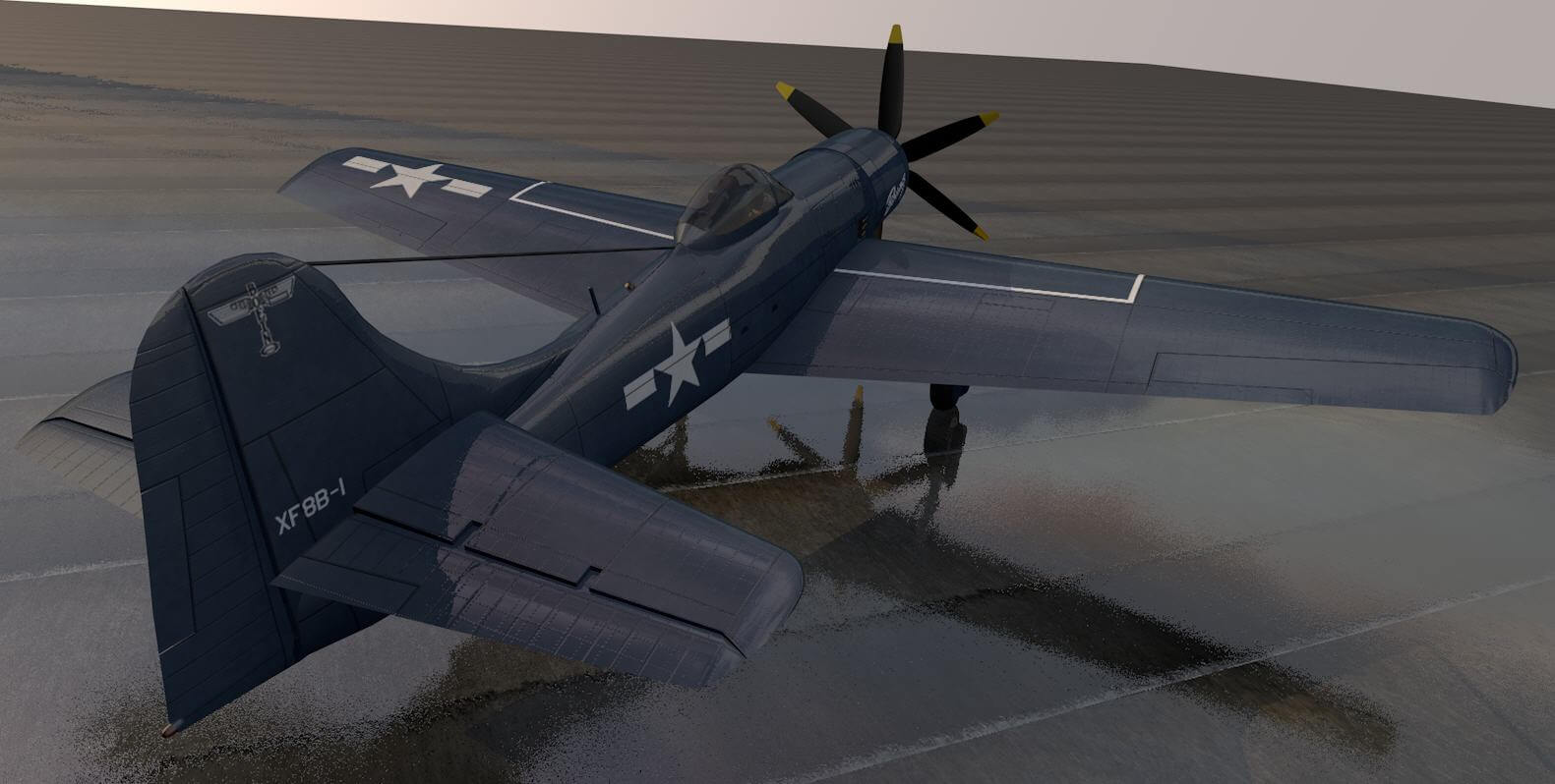 Boeing Xf8B-1 3D Model by ChipBassChaos
