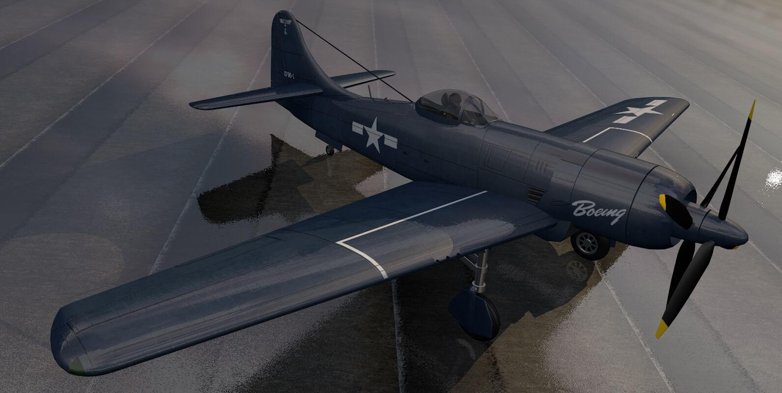 Boeing Xf8B-1 3D Model by ChipBassChaos