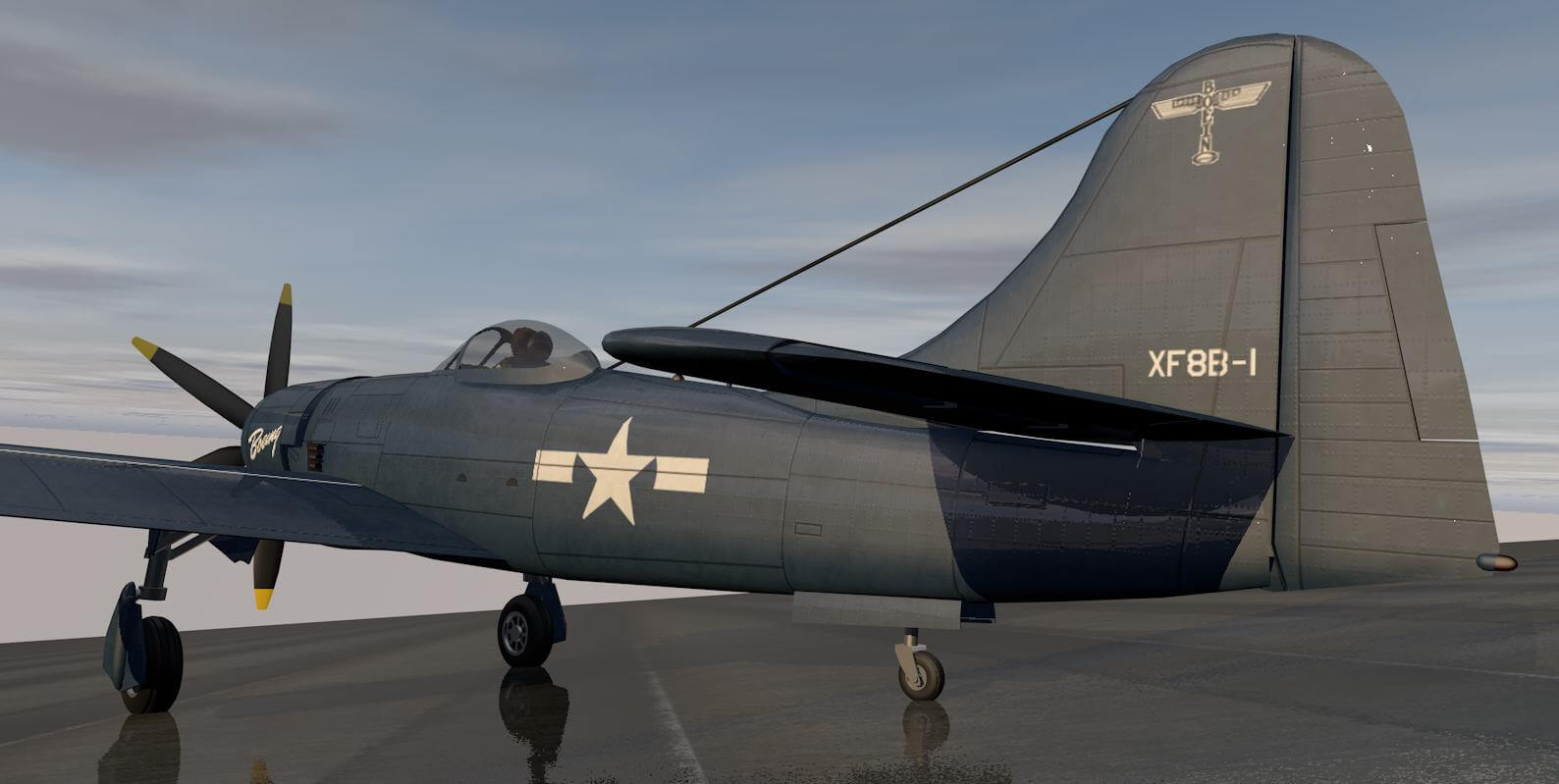 Boeing Xf8B-1 3D Model by ChipBassChaos